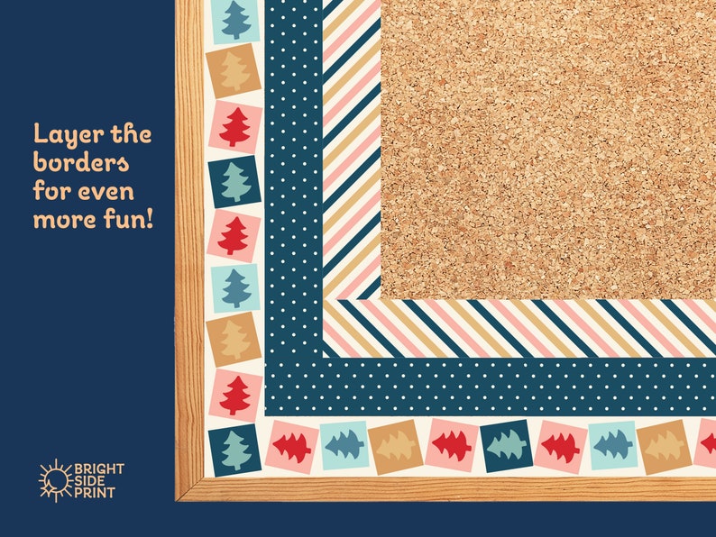 Holiday Bulletin Board Border Printable Bulletin Board - Etsy