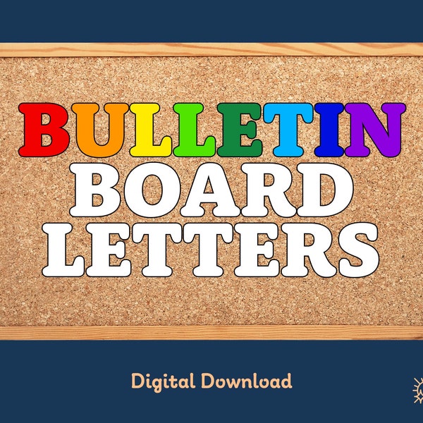 Bubble Letters Printable - Etsy