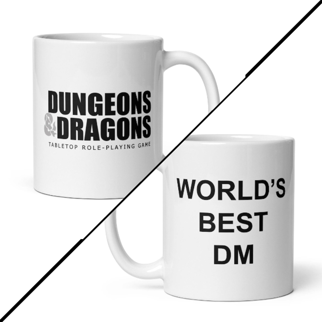 World's Best DM | Dundermifflin: White Mug of Drinking | DND Gifts ...