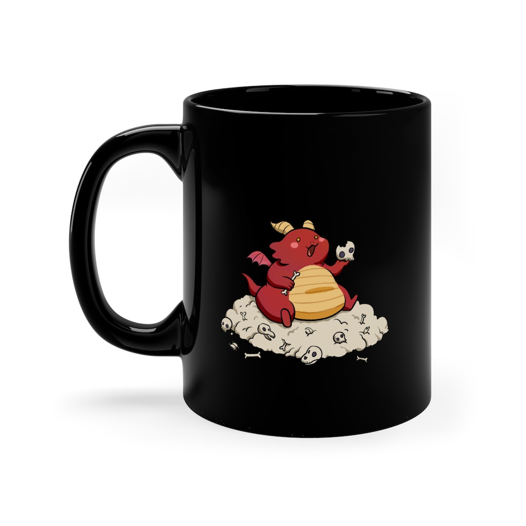 Chonky Themberchaud: Black Mug of Drinking | DND Gifts | Dungeons and ...