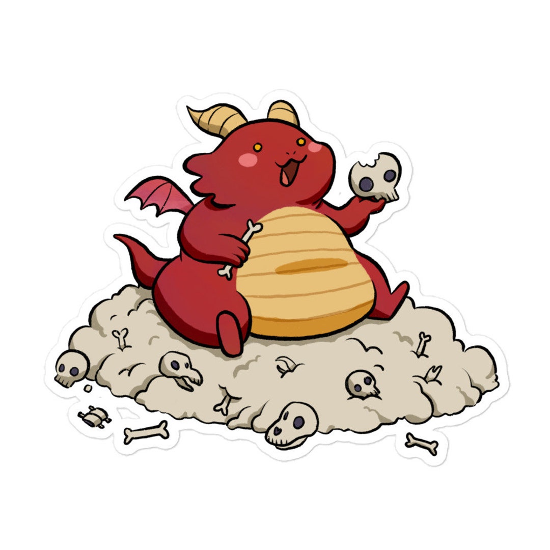 Chonky Themberchaud: Die Cut Stickers | DND Gifts | Dungeons and Dragons | D&D | Honor Among ...