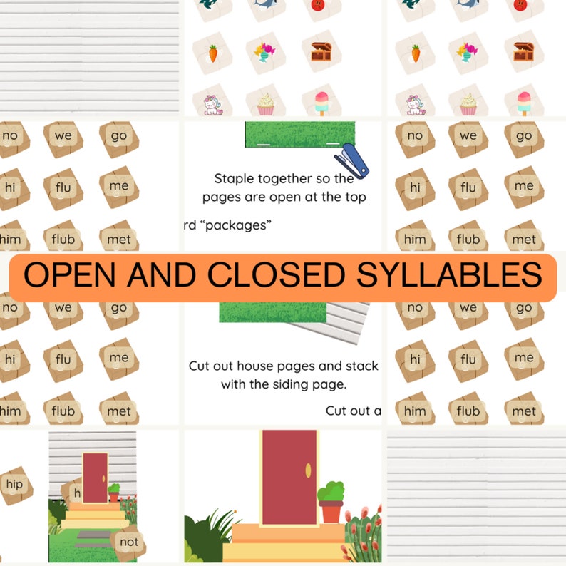 Compound Words Syllables Bundle Activities Instant Download Bundle ...
