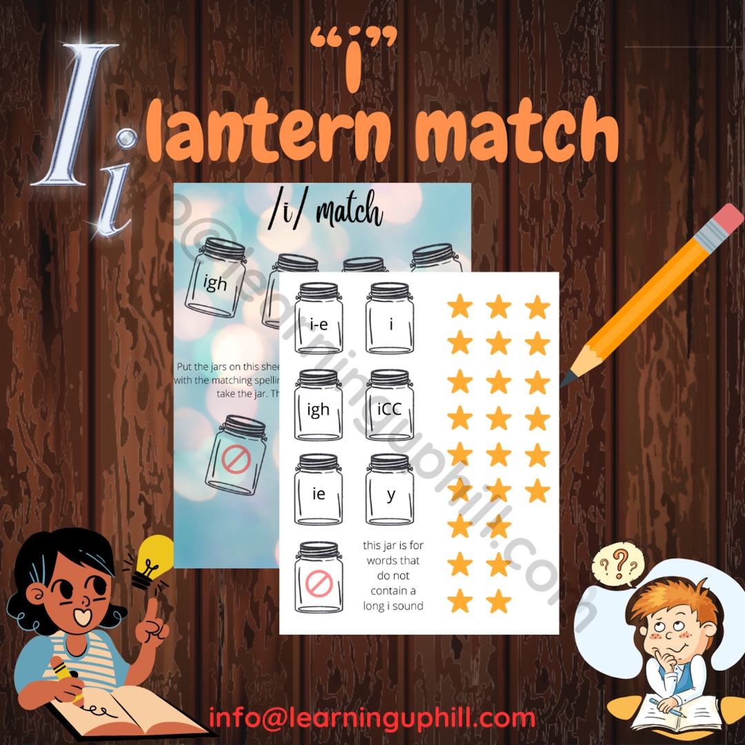 Lantern Word Matching Resource Activities for Kids Learn - Etsy