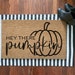 Hey There Pumpkin Doormat // Cute Welcome Mat // Fall Home - Etsy