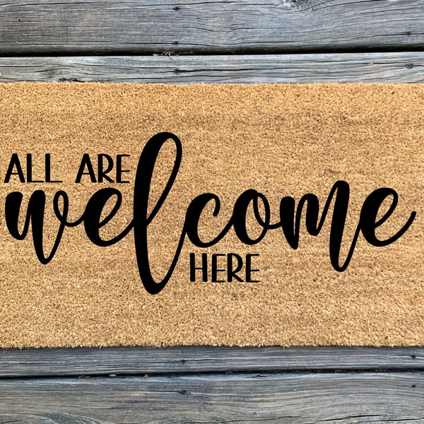 All Are Welcome Here - Etsy