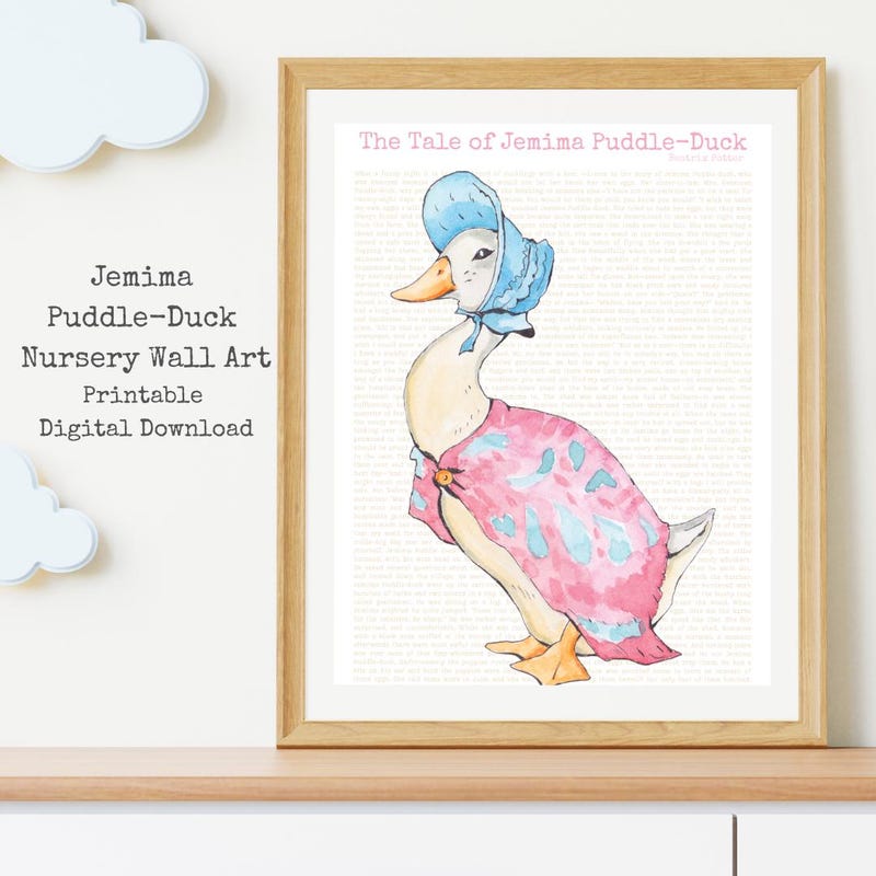 Jemima Puddle Duck - Etsy