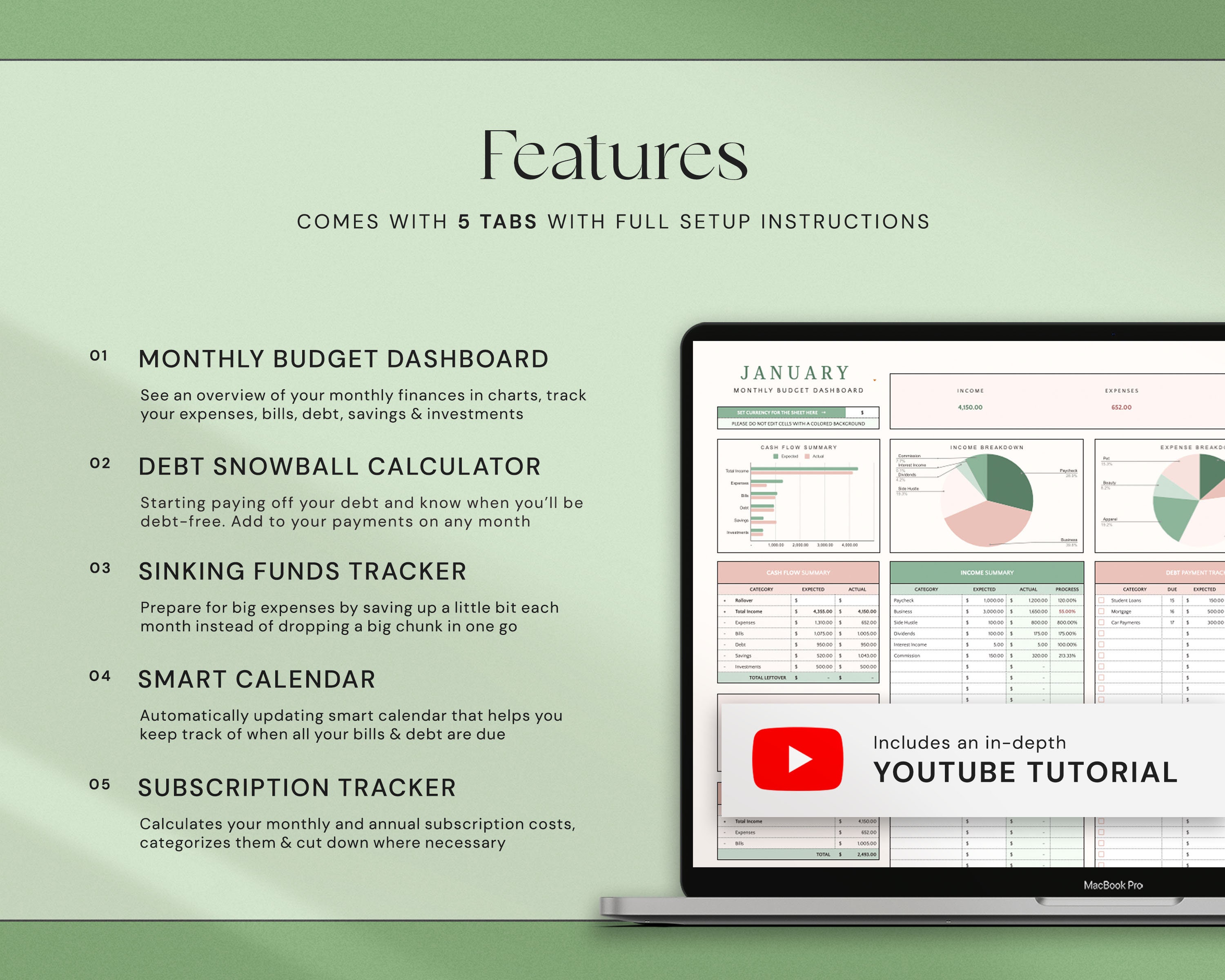 Ultimate Monthly Budget Spreadsheet Excel Budget Template - Etsy UK