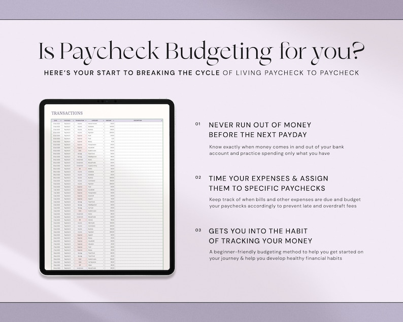 Excel Paycheck Budget Spreadsheet Google Sheets Budget Template ...