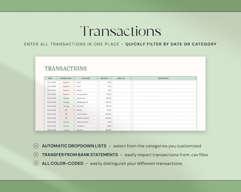 Annual Budget Spreadsheet Google Sheets Budget Planner Excel Monthly ...