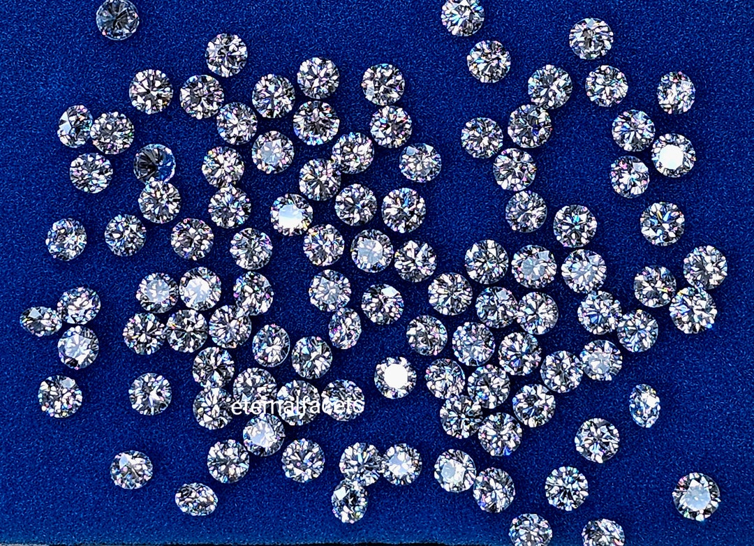 1mm 3.2mm Melee Diamond Round Brilliant Lab Grown Loose Diamond White ...