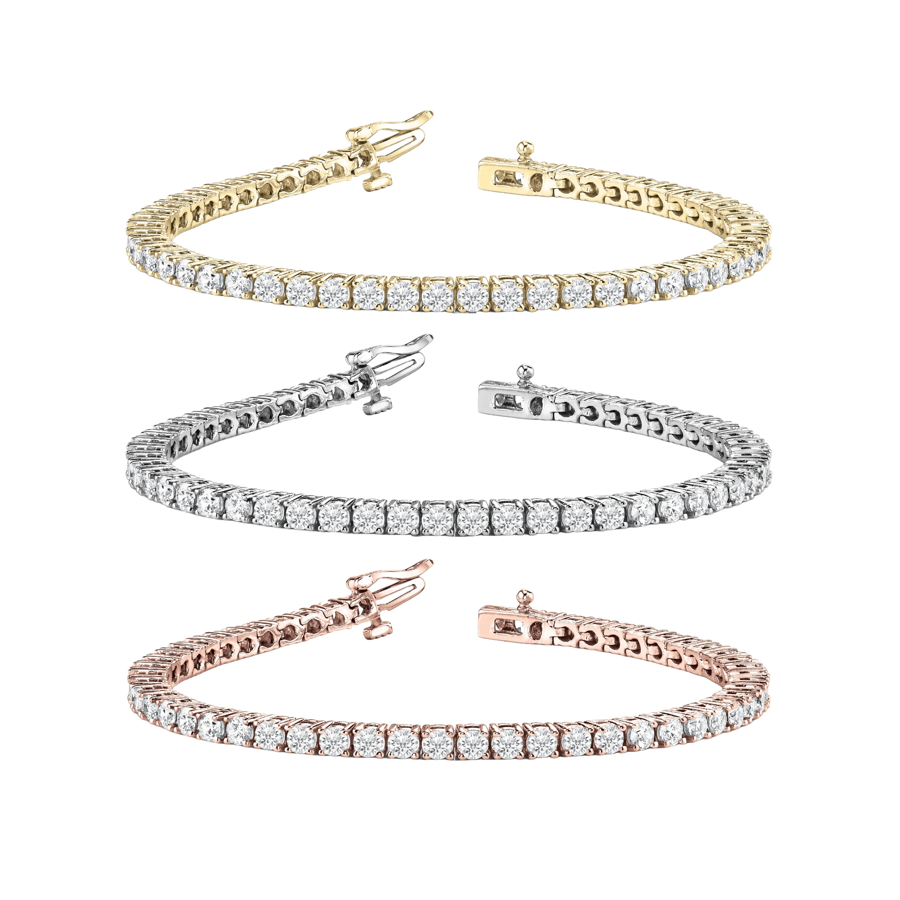 Luna Lab Grown Diamond Tennis Bracelet - Etsy