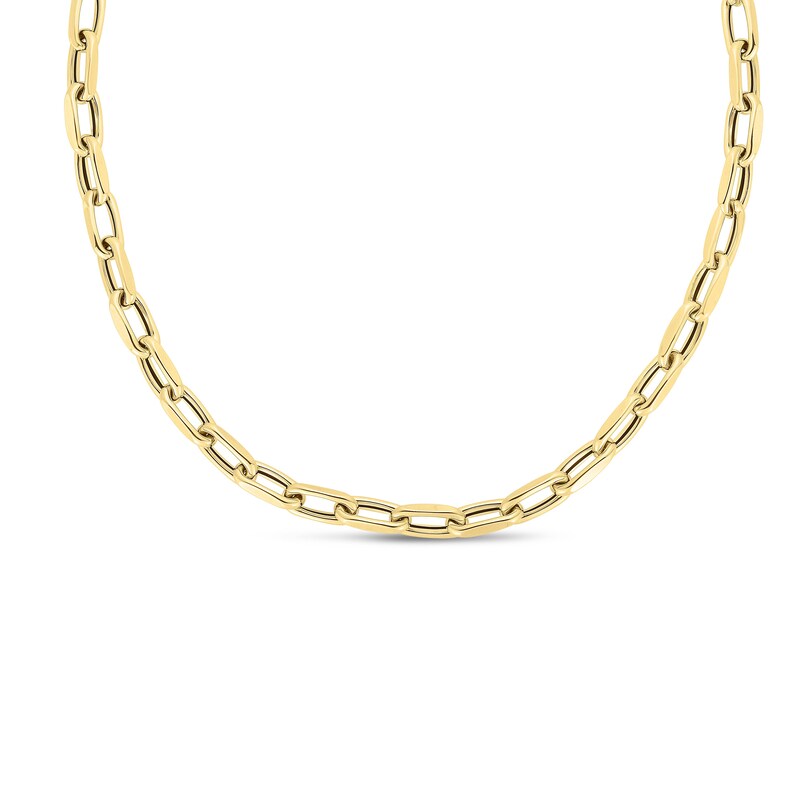 14k French Cable Chain Link Chain Necklace - Etsy