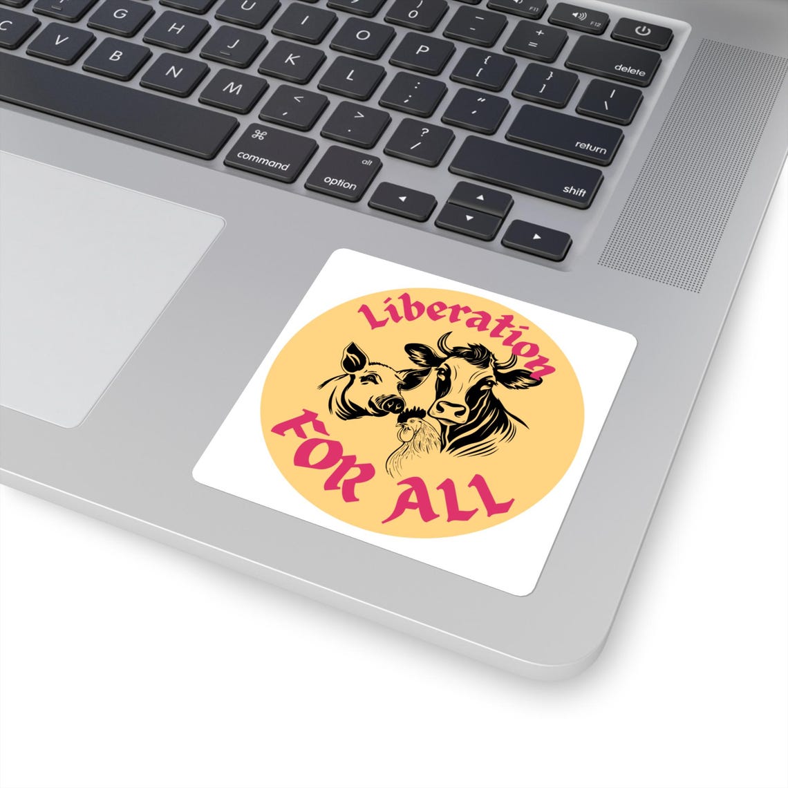 Liberation for All Sticker / Vegan and Animal Rights Activism Sticker ...