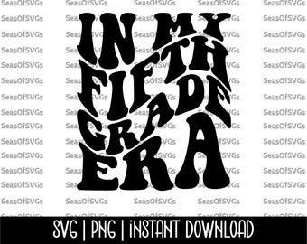 In My Sixth Grade Era SVG PNG 6th Grade Era SVG Back to School Svg ...