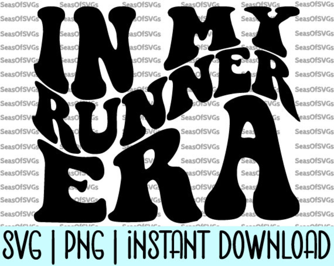 In My Runner Era SVG PNG | Running Era SVG Png | Track Shirt Svg | Game ...