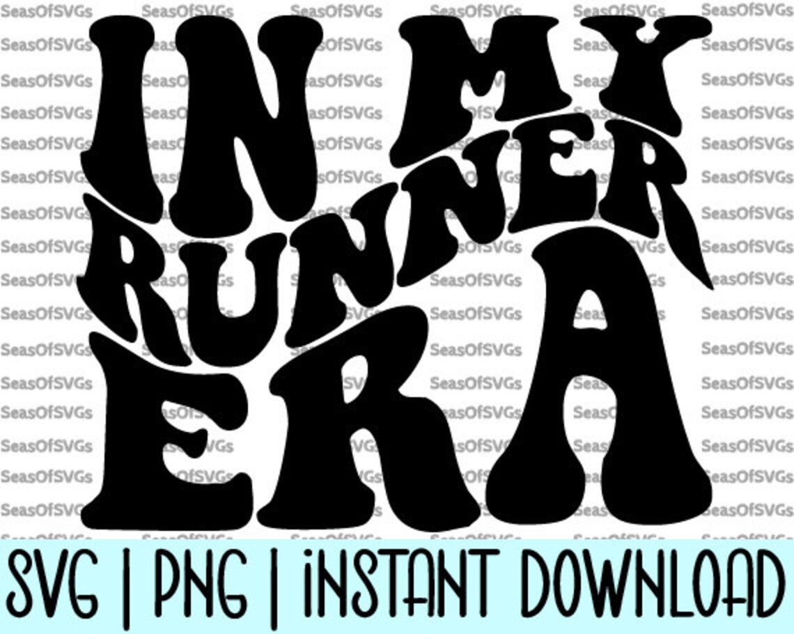 In My Runner Era SVG PNG | Running Era SVG Png | Track Shirt Svg | Game ...