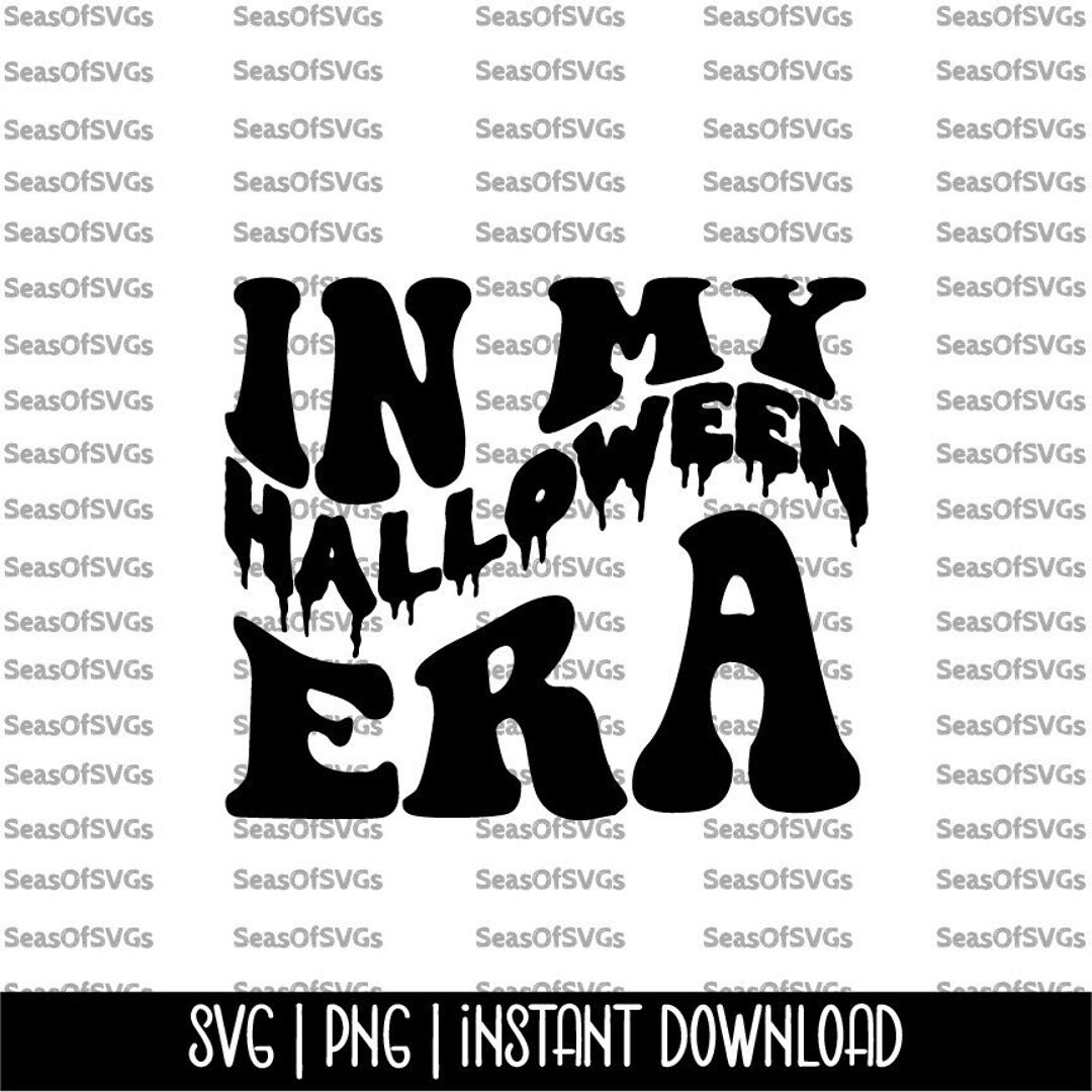 In My Halloween Era SVG PNG Halloween Era SVG Groovy - Etsy