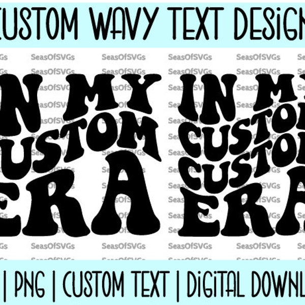 In My Era Wavy Font - Etsy