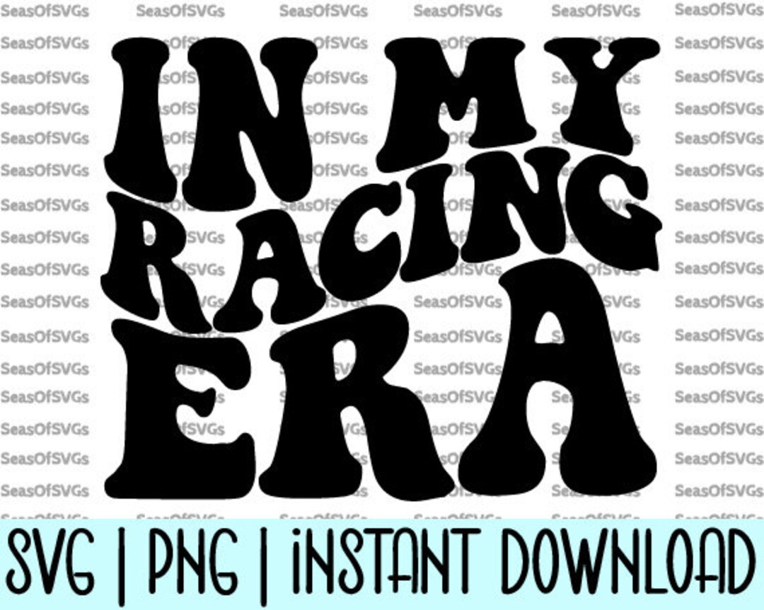 In My Racing Era SVG PNG | in My Running Era SVG Png | Track Shirt Svg | in My Runner Era ...