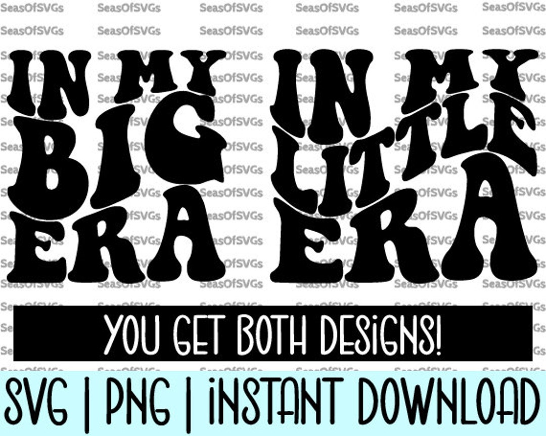 In My Sorority Reveal Era Svg Png | in My Big Era SVG PNG in My Little ...