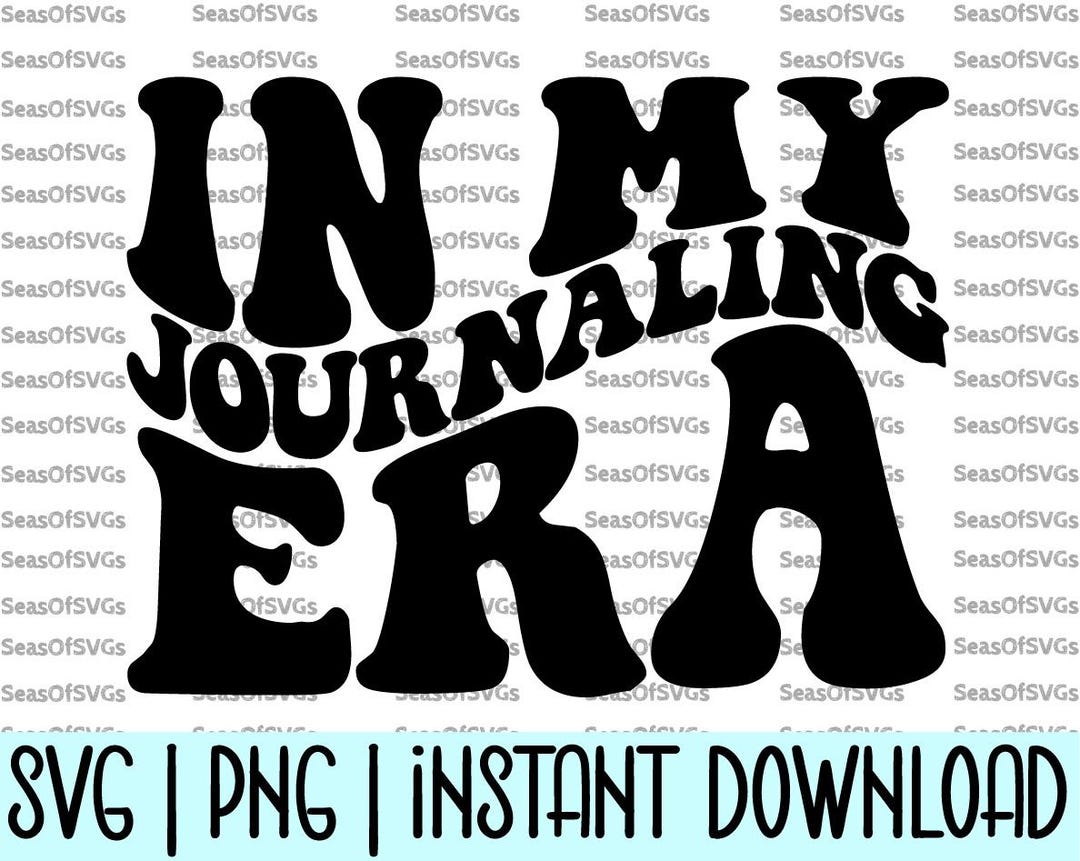 In My Journaling Era SVG PNG | in My Diary Era | Journaling Sticker Svg ...