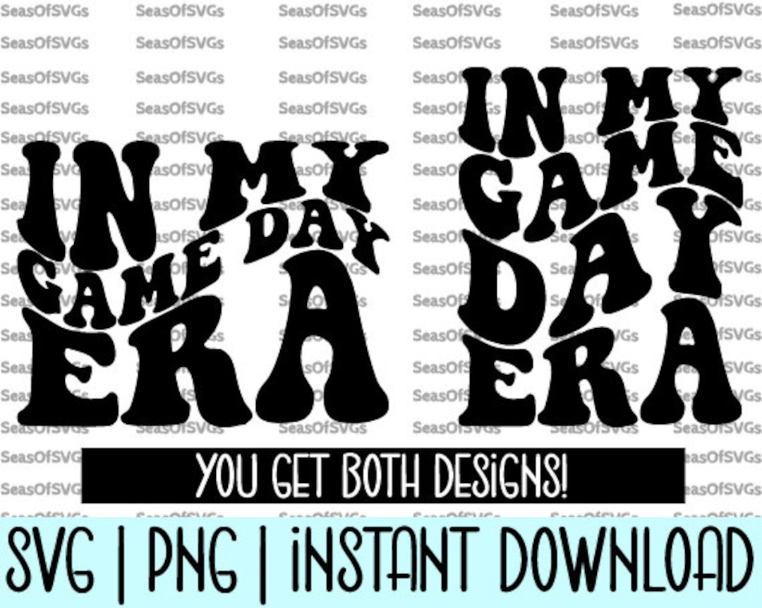 In My Game Day Era SVG PNG | Game Day Era SVG Png | Football Game Day ...