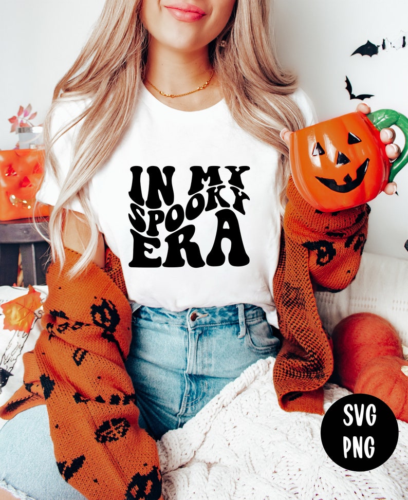 In My Spooky Era SVG PNG | Spooky Era SVG Png | Groovy Halloween Shirt ...