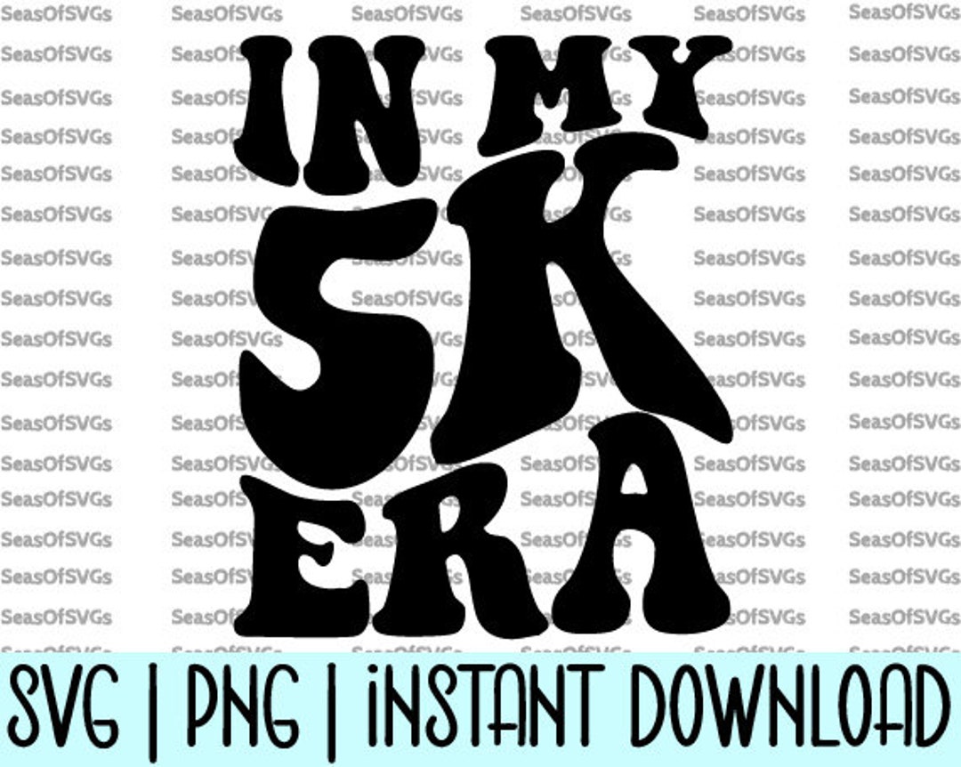 In My 5K Era SVG PNG 5K Era SVG Png in My Running Svg in My Runner Era ...
