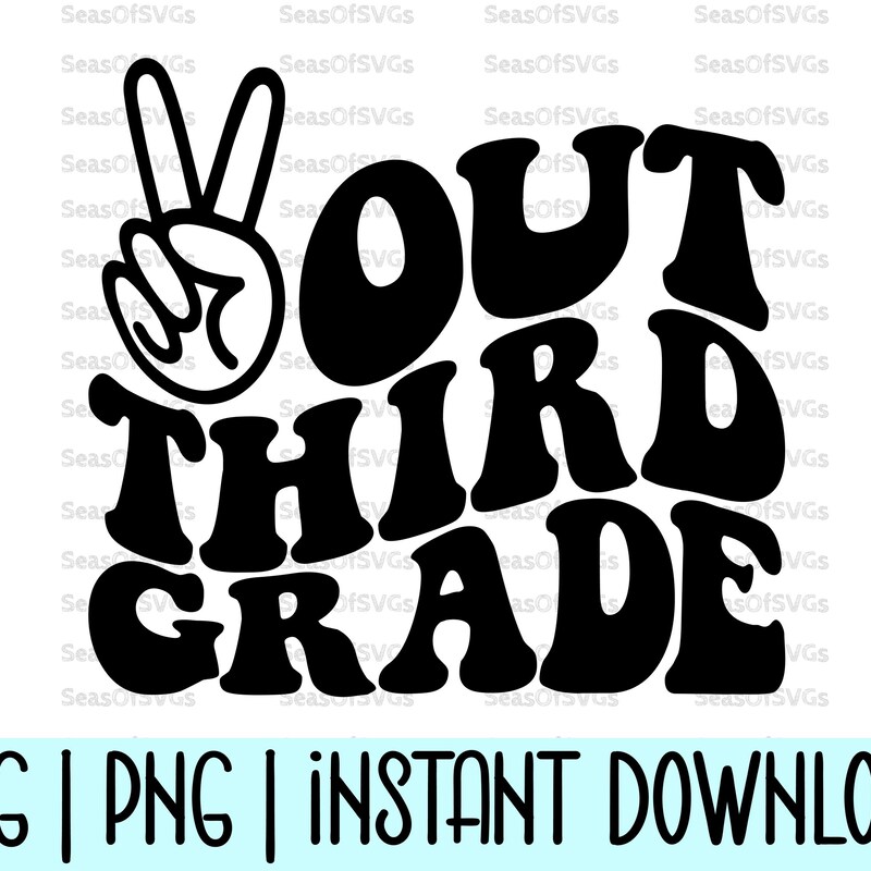 3rd Grade Sign - Etsy