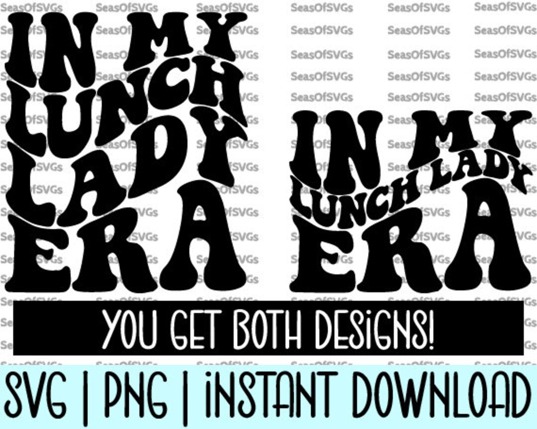In My Lunch Lady Era SVG PNG | School Lunch Team SVG Png | School ...