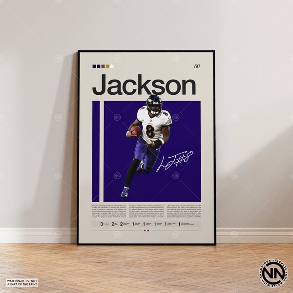 Lamar Jackson - Etsy