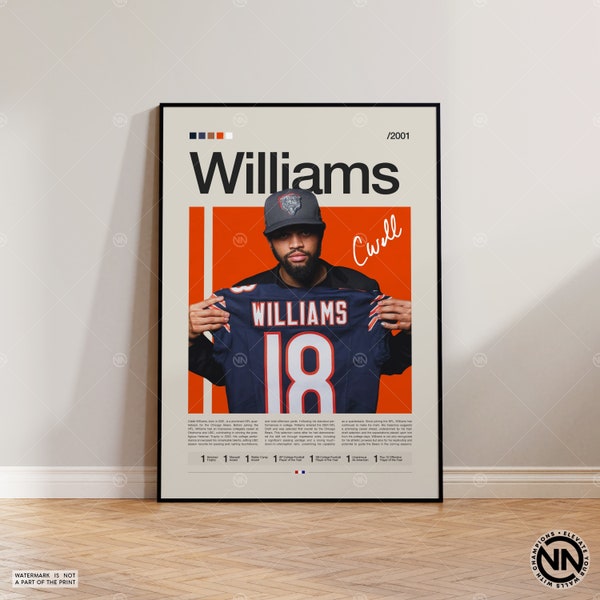 Caleb Williams Wall Art - Etsy