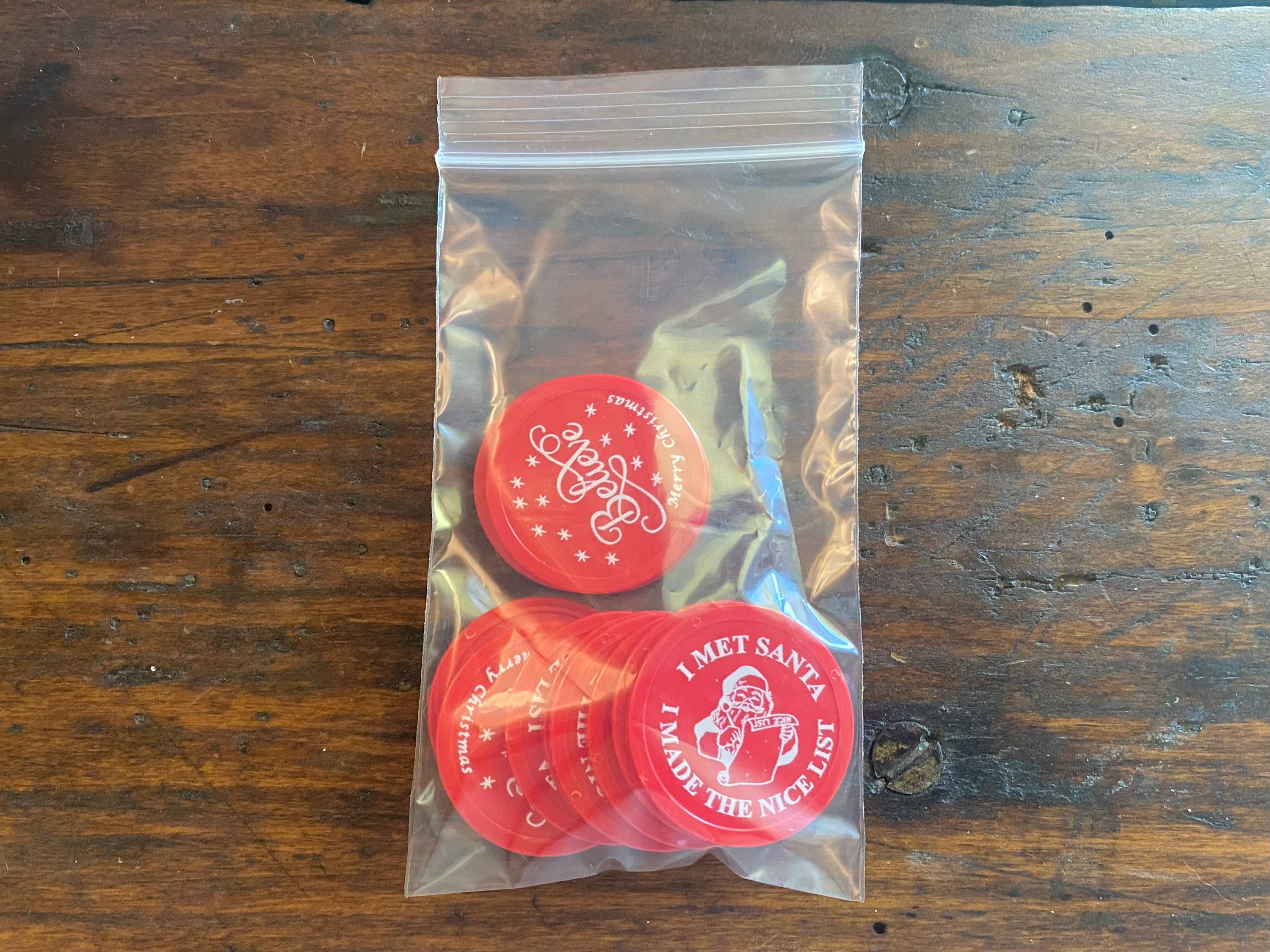 100 Red or Green I Met Santa I Made the Nice List Remember the Reason ...