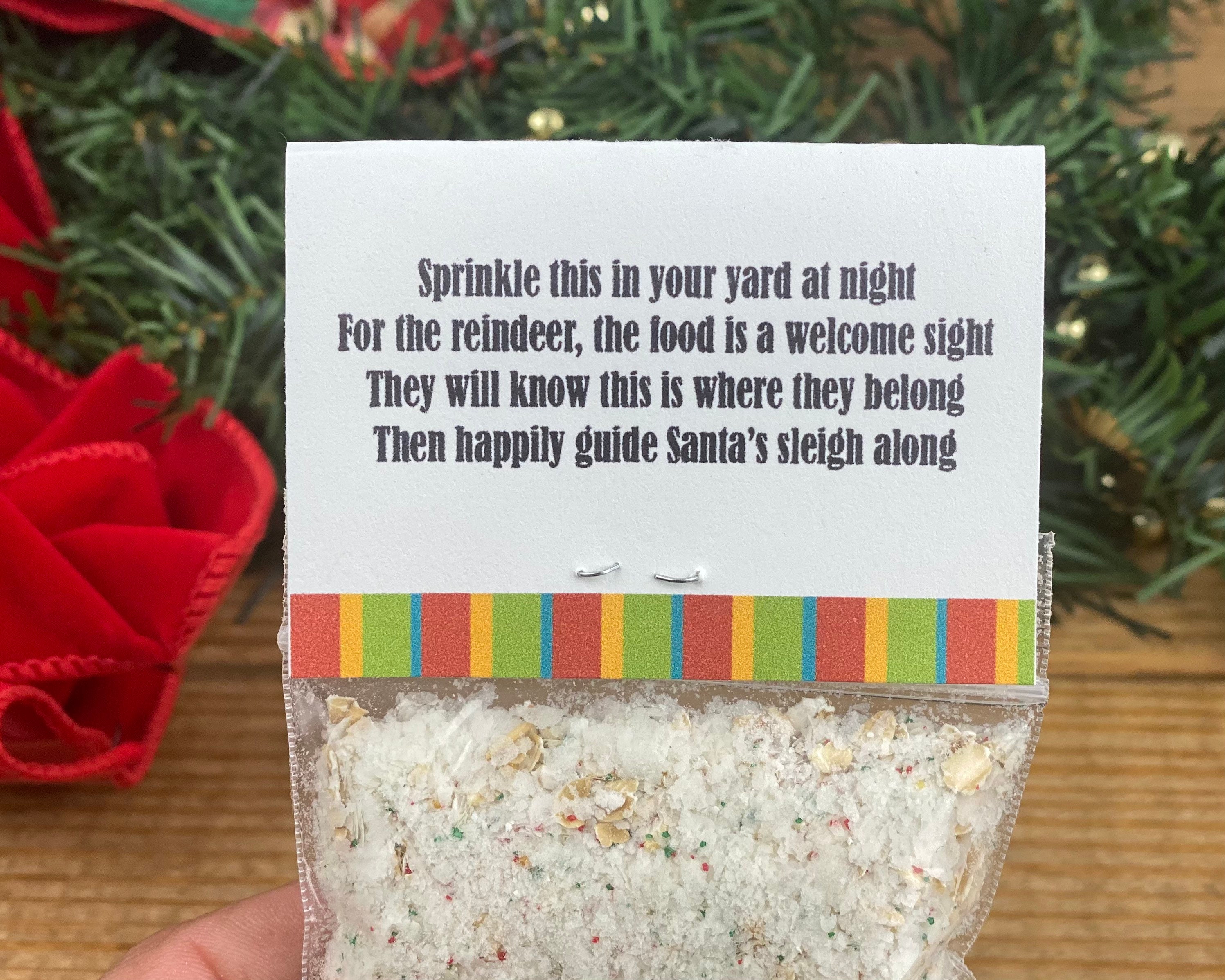 Bag of Magical Reindeer Food Kid and Animal Safe - Etsy