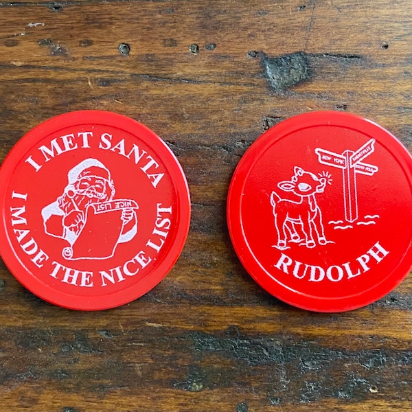 I Met Santa Coins - Etsy