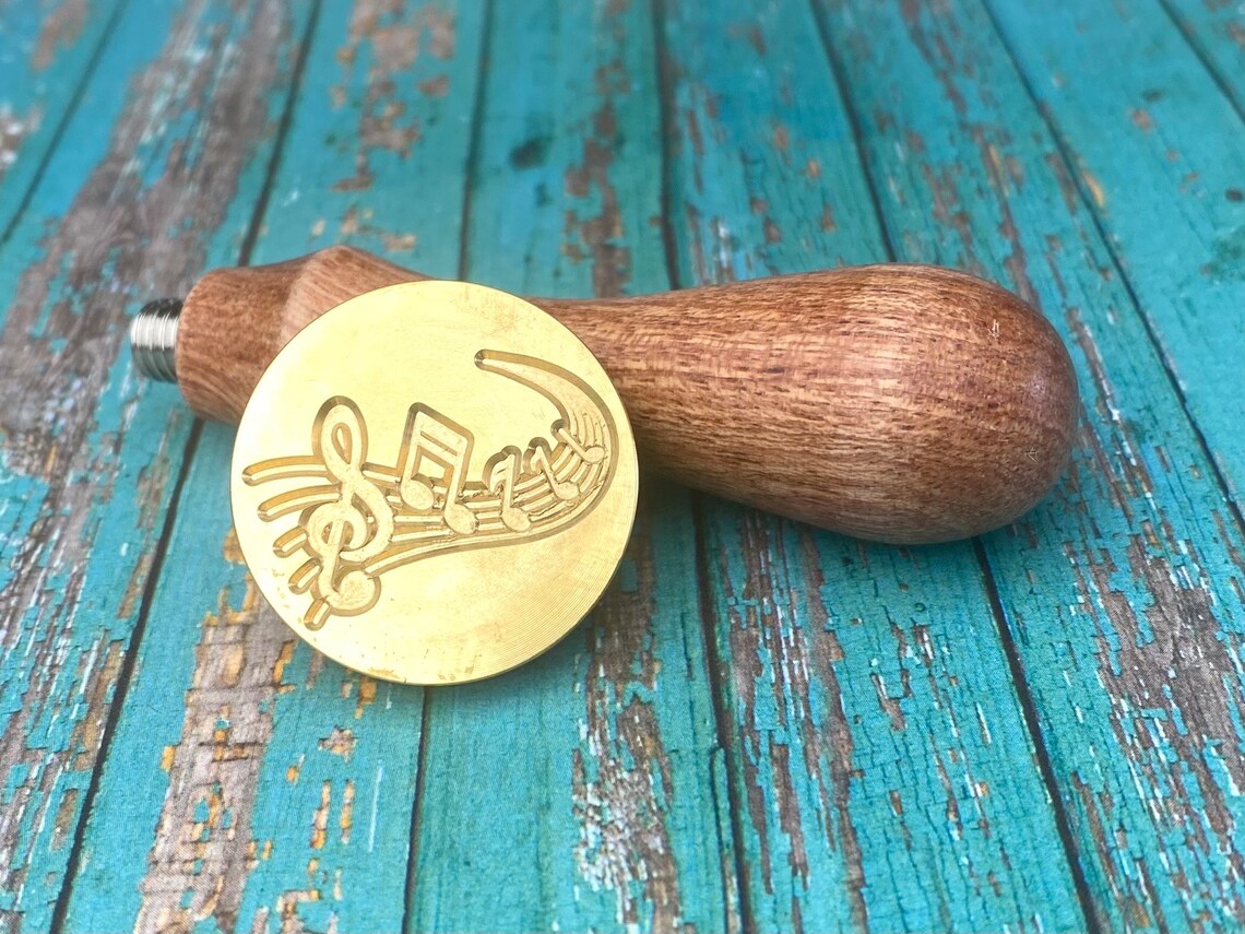 Musical Notes Wax Stamp With Handle - Etsy