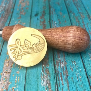 Musical Notes Wax Stamp With Handle - Etsy