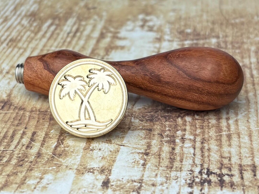 Palm Trees Wax Stamp With Handle - Etsy