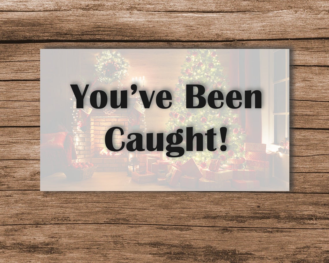 Mrs. Claus Caught You Being Good Cards Digital Download - Etsy