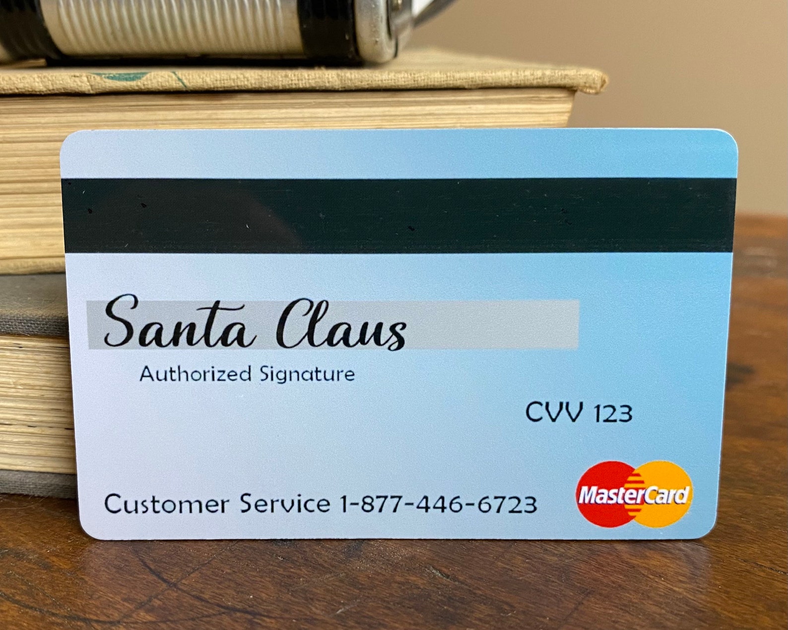 Santa’s Credit Card on PVC Realistic - Etsy