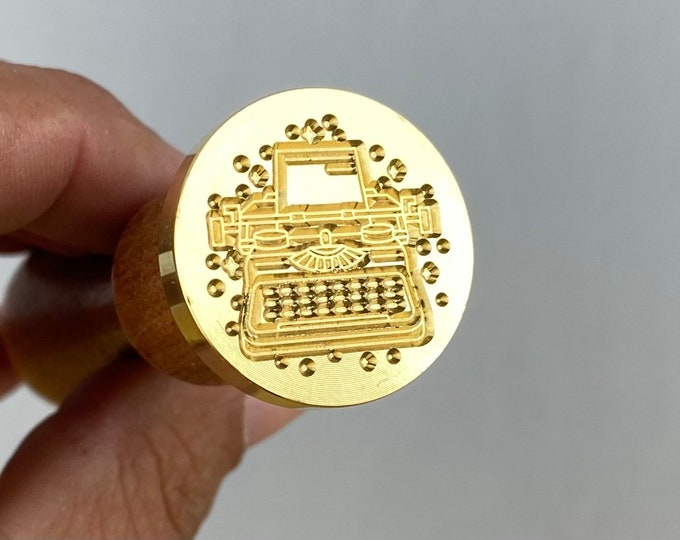 Vintage Typewriter Wax Stamp With Handle - Etsy