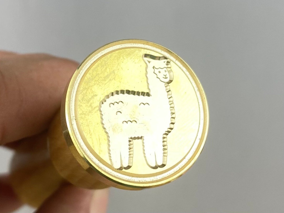Llama Wax Stamp With Handle - Etsy