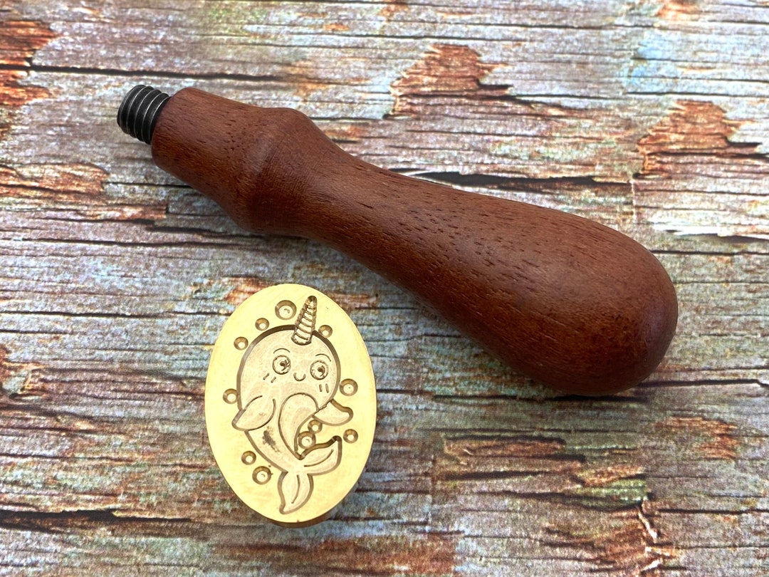 Narwhal Wax Stamp With Handle - Etsy
