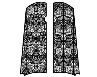 1911 Grips Stippling Engraving SVG Ai - Etsy