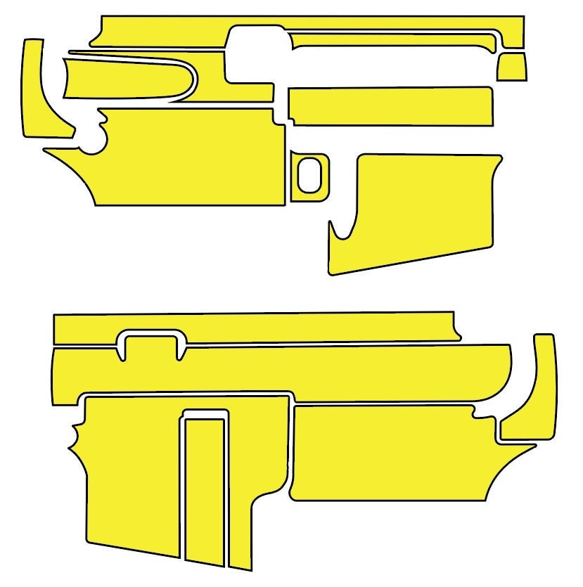 AR15 Full Outline - Etsy