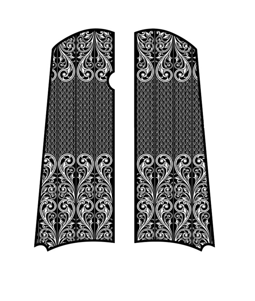 1911, Grips, Stippling, Laser, Engraving, SVG, Ai - Etsy