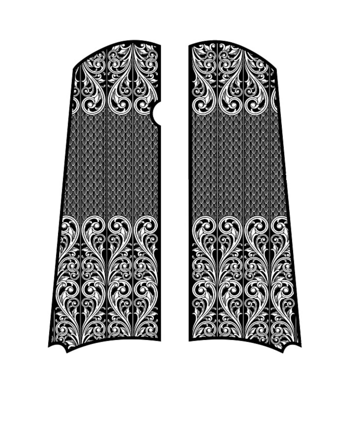 1911, Grips, Stippling, Laser, Engraving, SVG, Ai - Etsy UK