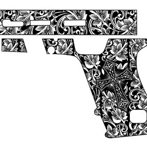 Glock 30, SVG, Ai, Pattern for Laser Engraving. - Etsy
