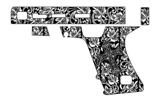 Glock 30, SVG, Ai, Pattern for Laser Engraving. - Etsy