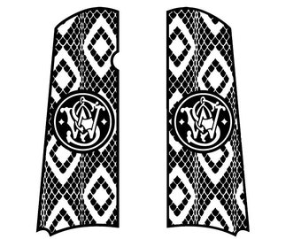 1911 Grips Stippling Engraving SVG Ai - Etsy